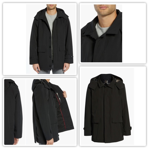 Pendleton | Jackets & Coats | Pendleton Pendelton Black Seattle Hooded Raincoat Seam Sealed ...